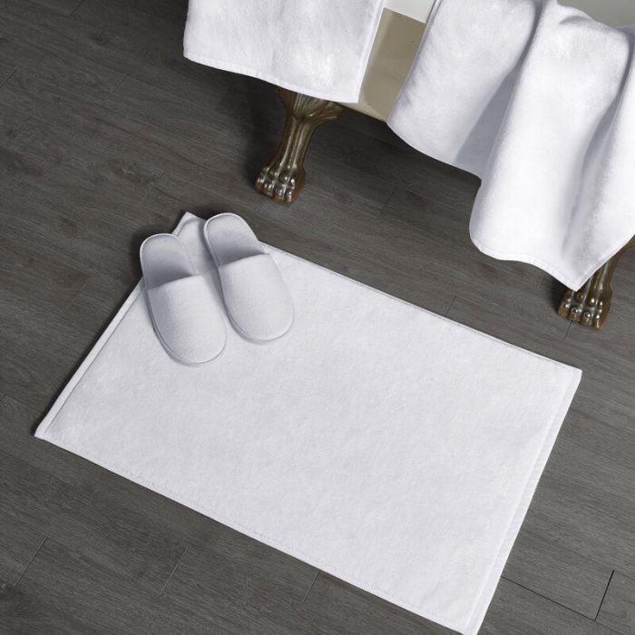 100% Cotton White Floor Mat 200g/300g - STARS Hotel Supplies